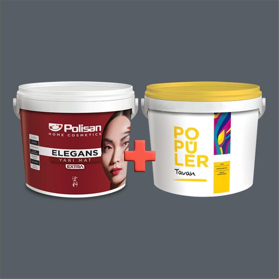Polisan Ci-3050 15 lt Elegans Extra Mat İç Cephe Boyası + 2000000522 10 ...