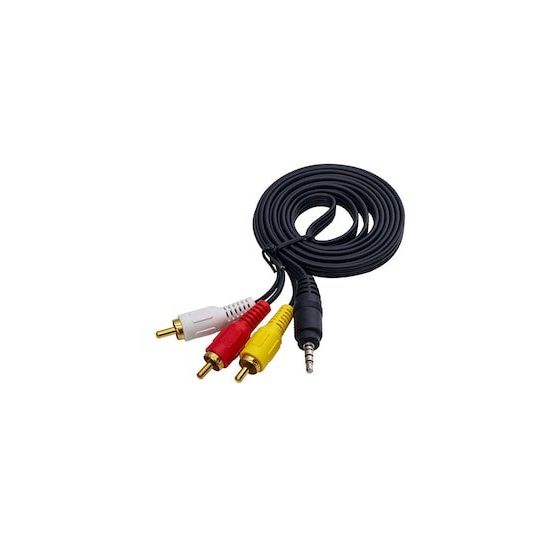 Powermaster 1.5 m 3.5 mm Stereo 3 Boğumlu - 3 Rca Discman Kablosu ...