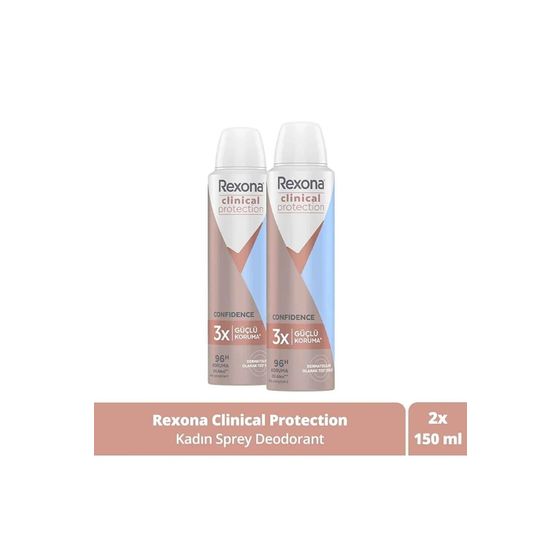 Rexona Clinical Protection Confidence 150 ml Kadın Sprey Deodorant ...