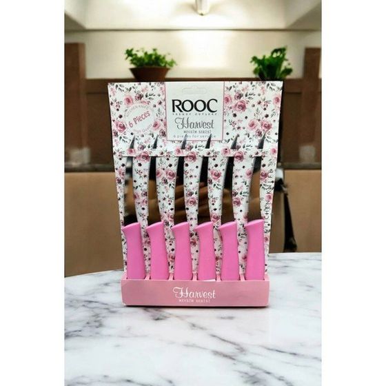 Rooc MB06 6'lı Pembe Meyve Bıçağı Fiyatları