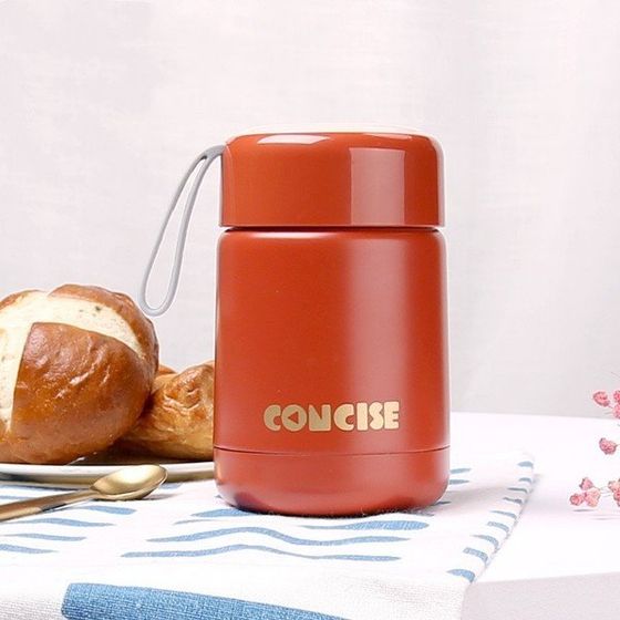 Shun 300 ml Mini Gıda Termos Taşınabilir Öğle Yemeği Kutusu Çift ...