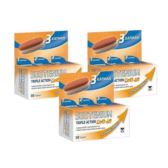 Sustenium Triple Action CoQ-10 30 Tablet Fiyatları