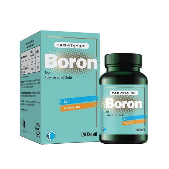 Tab Vıtamıns Boron Vitamin B2 Bor 120 Kapsül Fiyatları