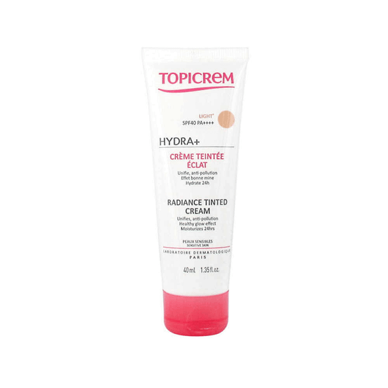 Topicrem Hydra Radiance Tinted Cream 40 ml Spf40+ Light Güneş Kremi ...