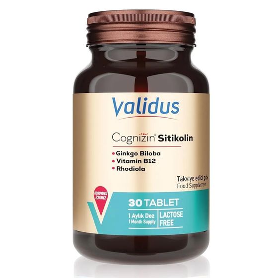 Validus Cognizin Sitikolin 500 mg 30 Tablet Fiyatları