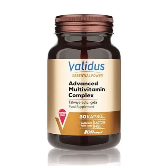 Validus Essential Power Advanced Multivitamin Complex 30 Kapsül Fiyatları
