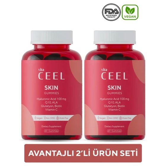 Vita Ceel Skin Gummies 2x60 Çiğnenebilir Tablet Fiyatları