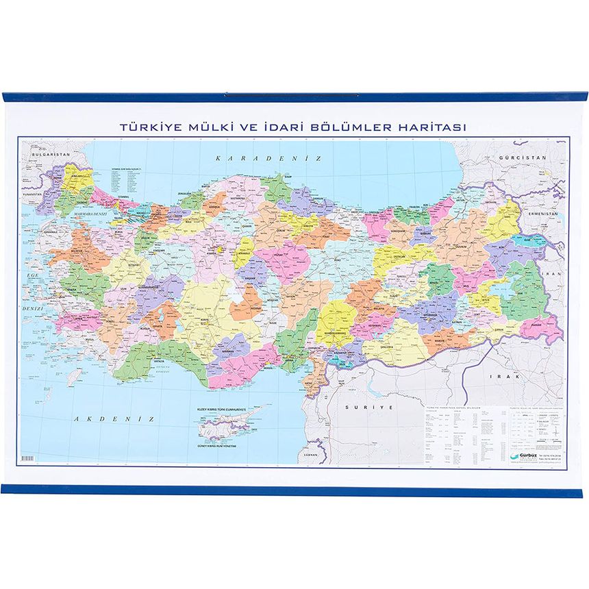 Fiziki Harita Nedir HARİTA: Türkiye Fiziki Kabartma Haritası, Yatay