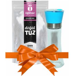 Doğal Tuz 1 kg Çankırı Kaya Tuzu Öğütme Granül Form + Mavi Tuz ...
