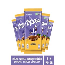 Milka 90 gr Whole Almond Bütün Bademli Tablet Çikolata Fiyatları
