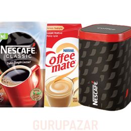 Nescafe 200 gr Classic - 200 gr Coffee Mate - Metal Kutu Fiyatları
