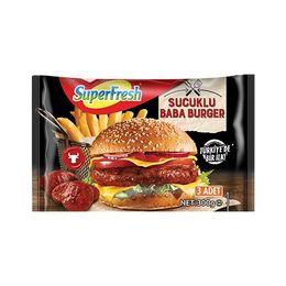 SuperFresh 300 gr Sucuklu Dana Baba Burger Fiyatları